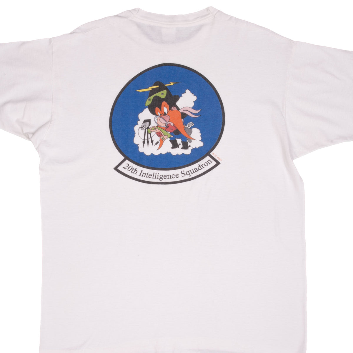 VINTAGE USAF 20TH INTELLIGENCE SQUADRON YOSEMITE SAM TEE SHIRT 1990S X ...