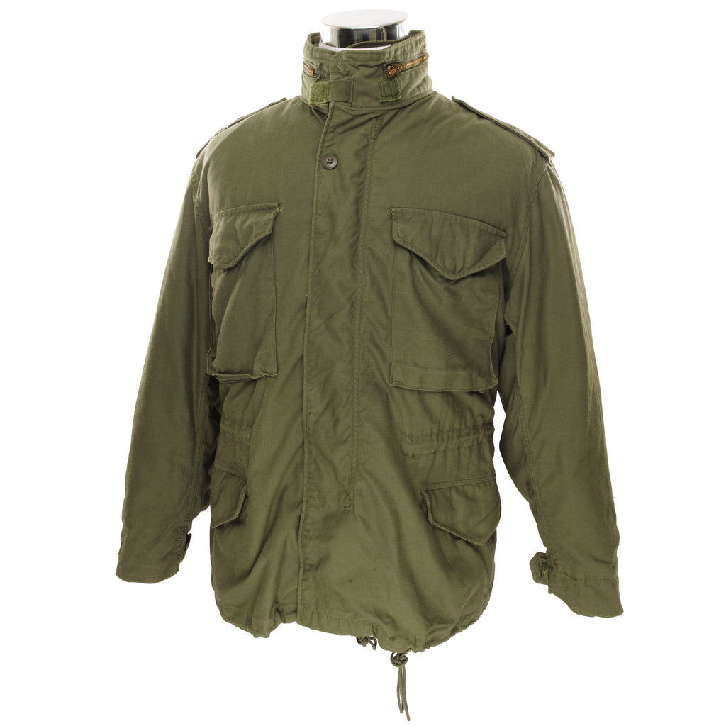 VINTAGE US ARMY M1965 M65 ALPHA INDUSTRIES FIELD JACKET 1976 SIZE MEDI ...
