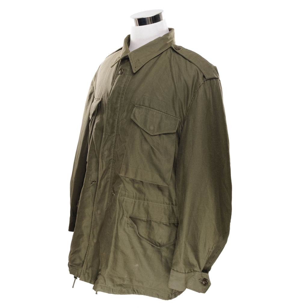 VINTAGE US ARMY M-1951 M51 FIELD JACKET 1953 KOREAN WAR SIZE LARGE REG ...