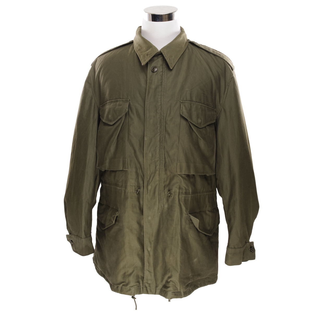 VINTAGE US ARMY M-1951 M51 FIELD JACKET 1953 KOREAN WAR SIZE LARGE REG ...