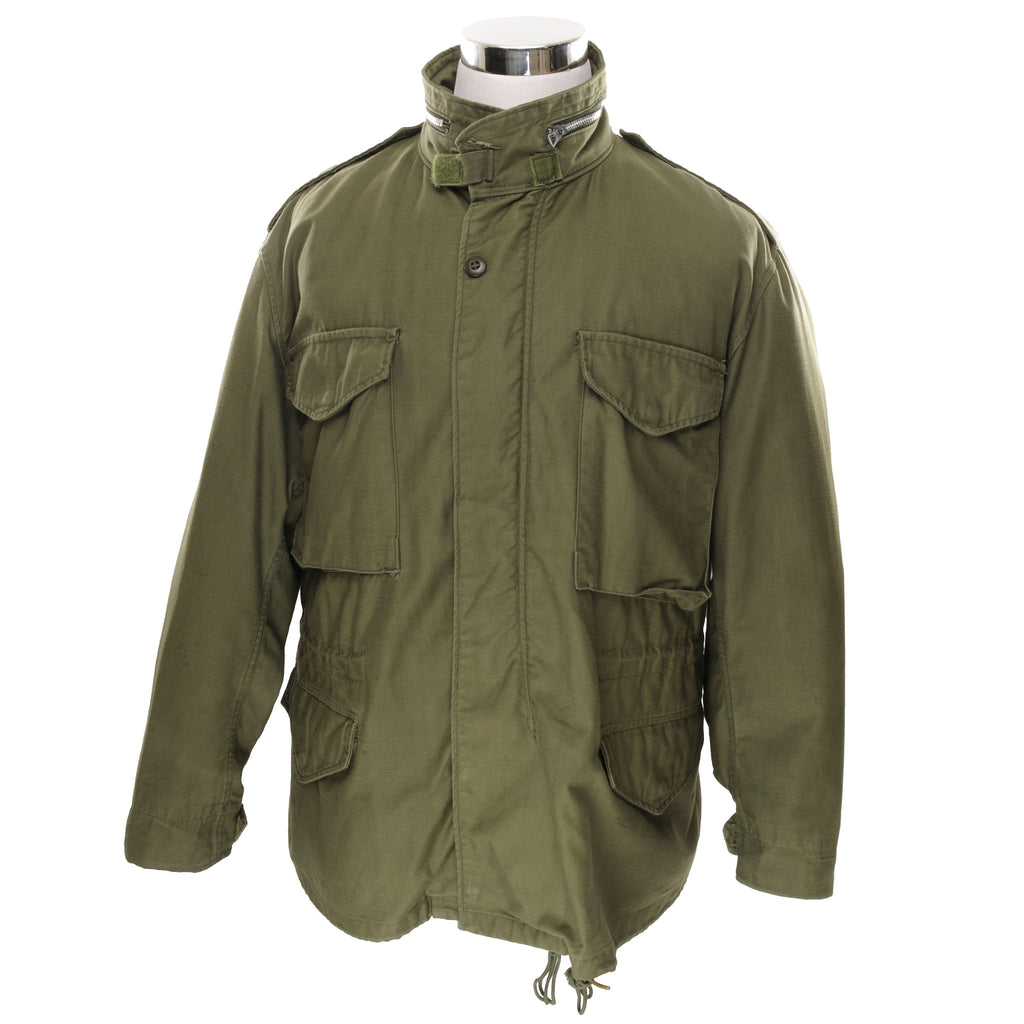 VINTAGE US ARMY M1965 M65 FIELD JACKET 1960S VIETNAM WAR LARGE SHORT ...