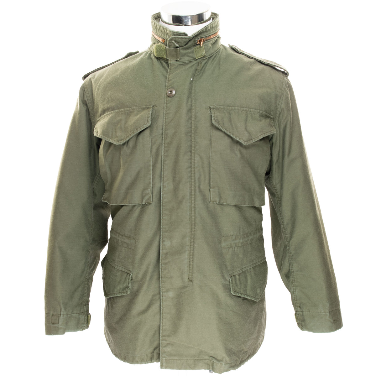 VINTAGE US ARMY M65 M-1965 ALPHA INDUSTRIES FIELD JACKET W LINER SIZE ...