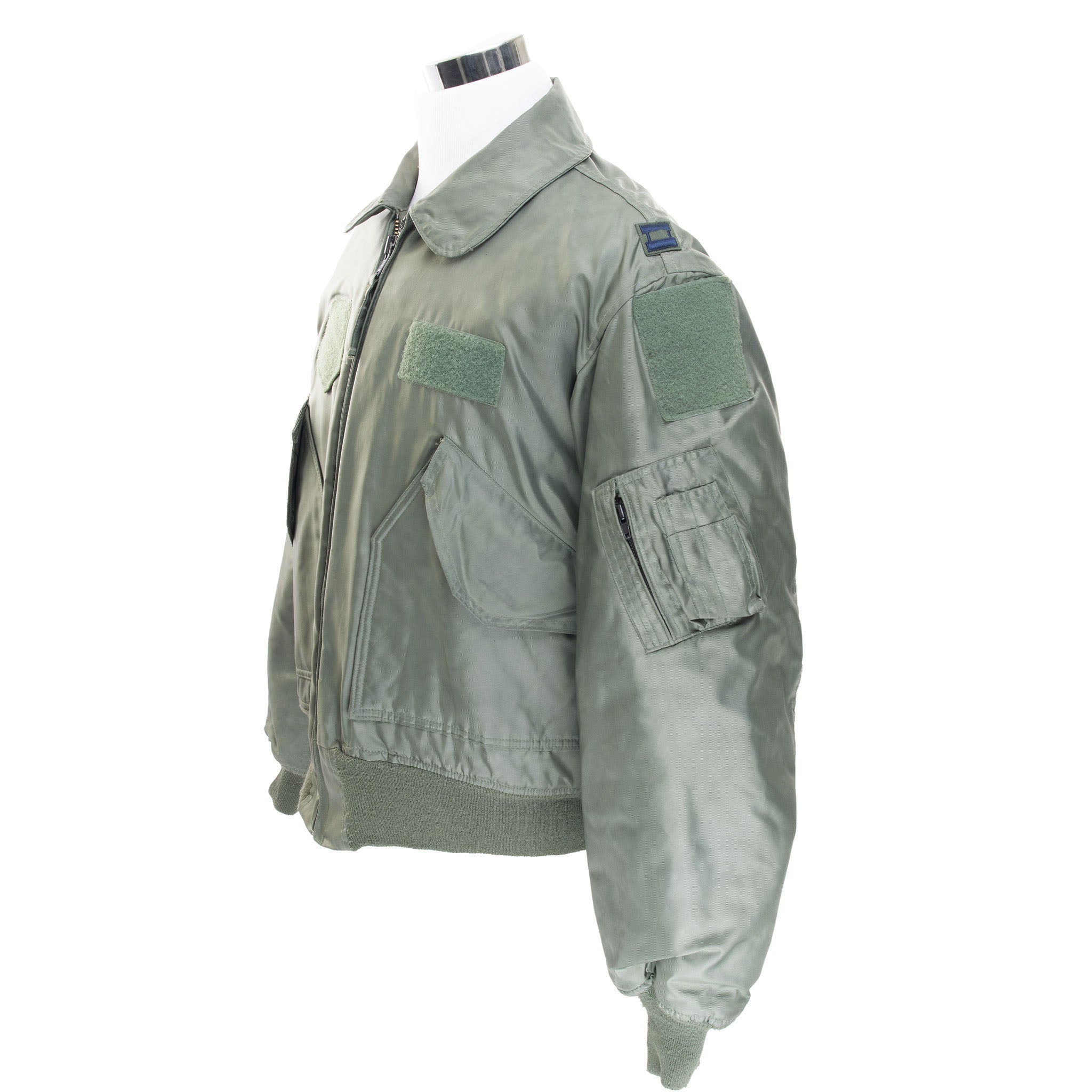 VINTAGE USAF US AIR FORCE CWU 45/P FLYERS JACKET PATCHED 2003 SIZE LAR ...