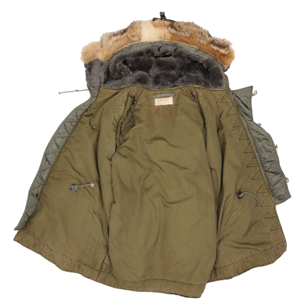 VINTAGE USAF N-3B N3B FLIGHT PARKA 1960S VIETNAM WAR SIZE LARGE – Rare ...