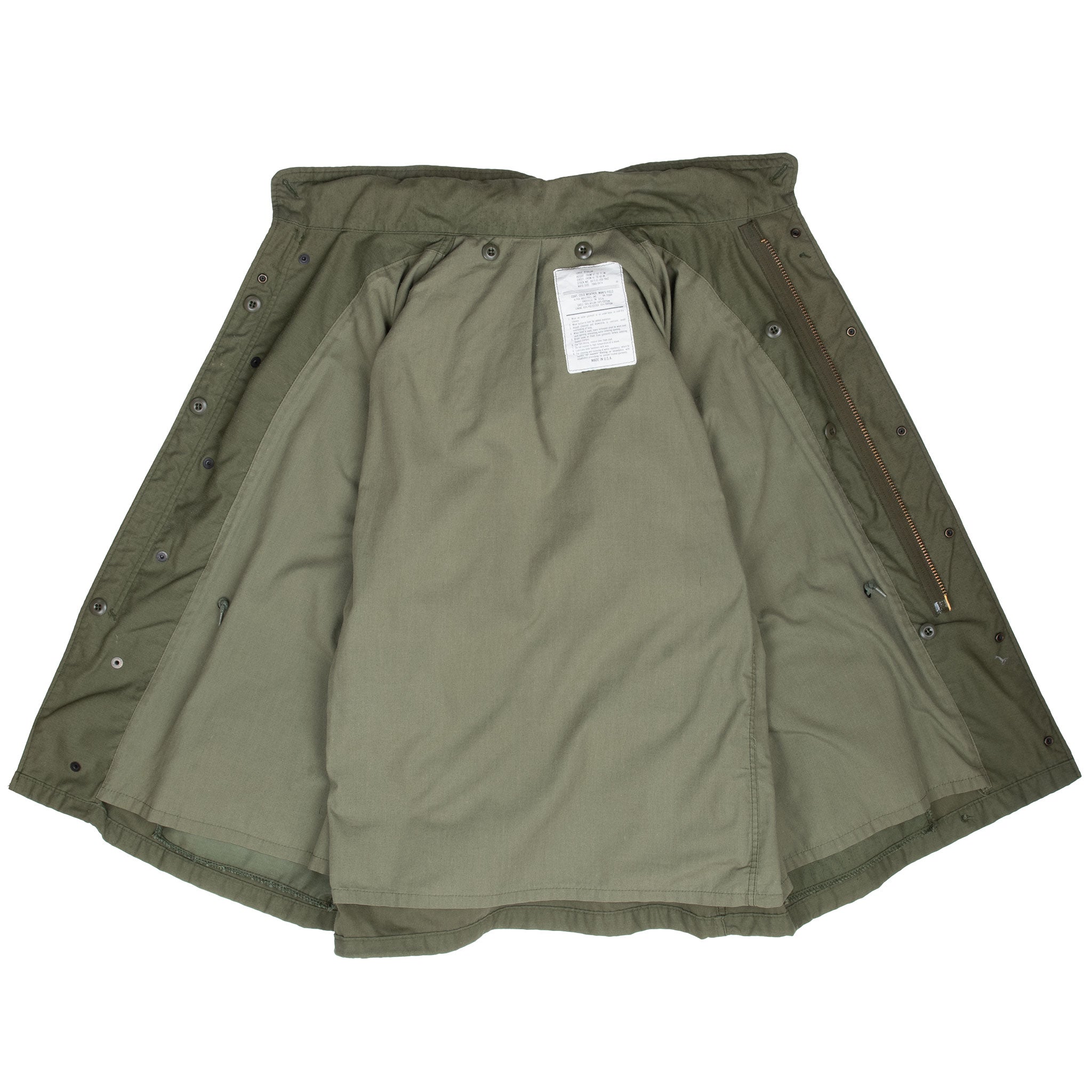 VINTAGE US ARMY M65 ALPHA INDUSTRIES FIELD JACKET 1980S LARGE REGULAR ...