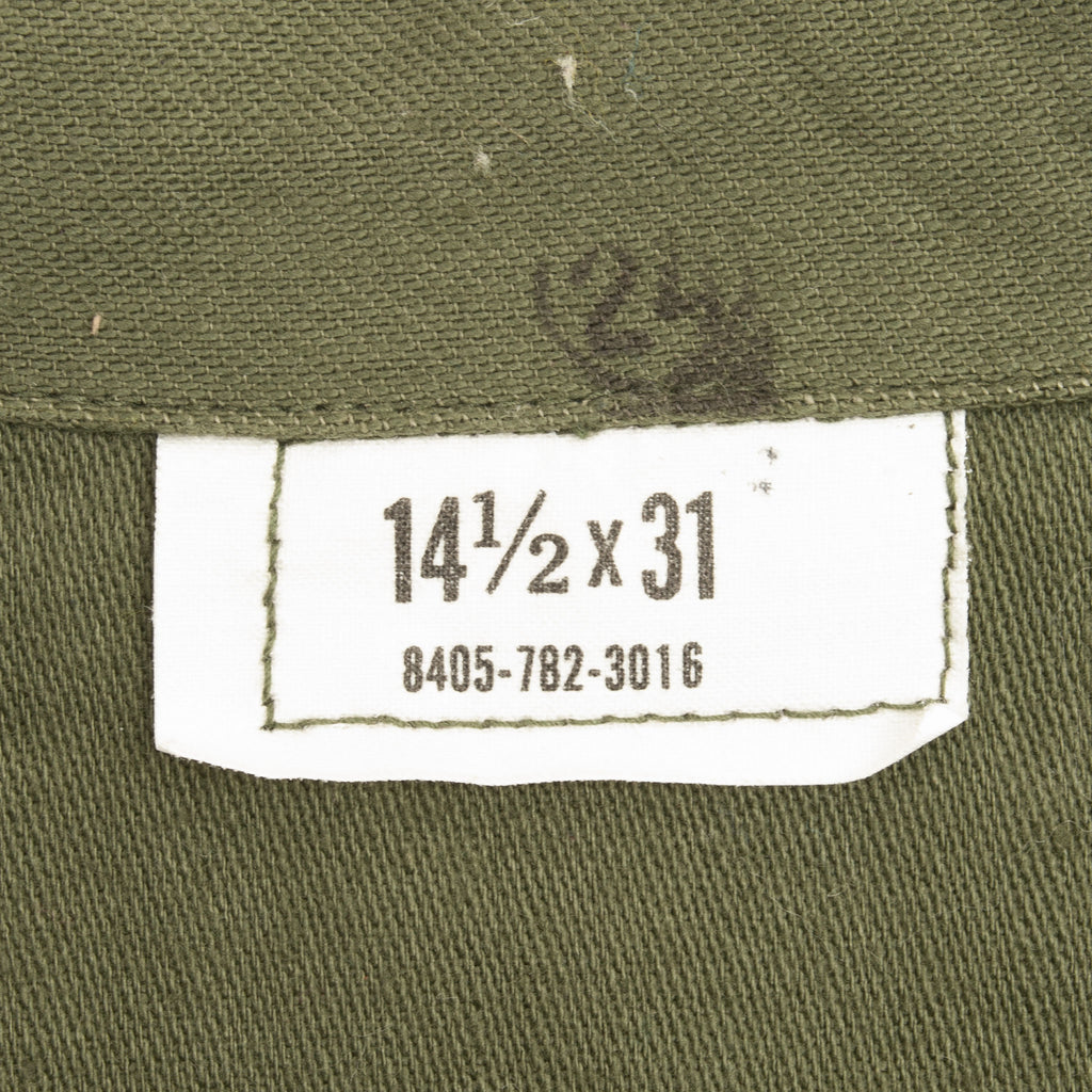 VINTAGE USAF AIR FORCE 1974 VIETNAM WAR UTILITY SATEEN SHIRT PATCH SZ ...