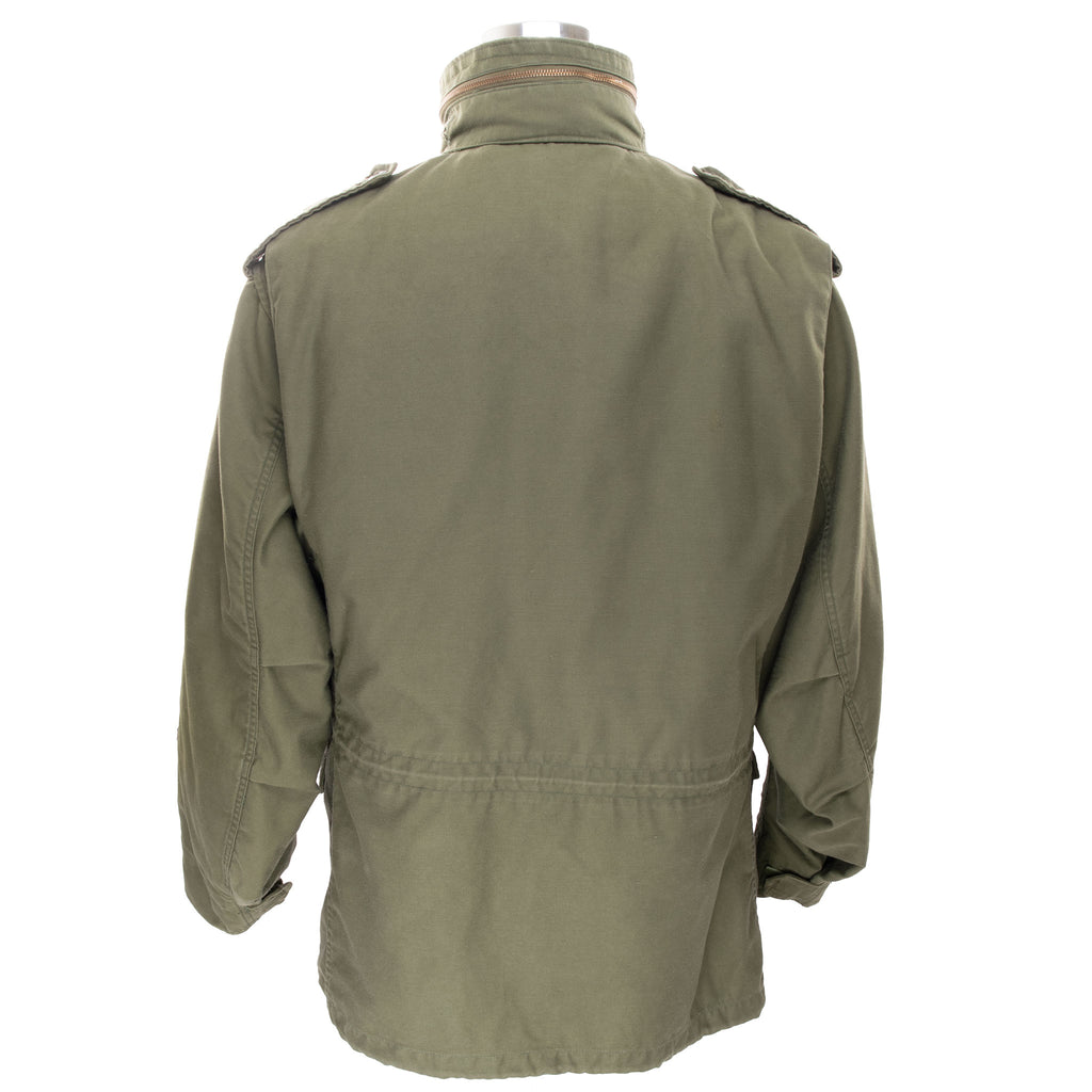 VINTAGE US ARMY M65 ALPHA INDUSTRIES FIELD JACKET 1973 VIETNAM WAR LAR ...