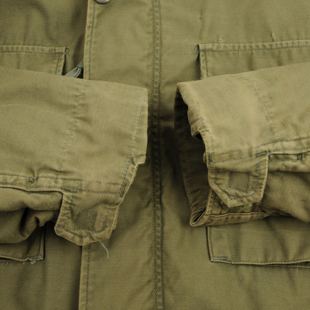 VINTAGE US ARMY M65 FIELD JACKET 1973 VIETNAM WAR SIZE LARGE LONG ...