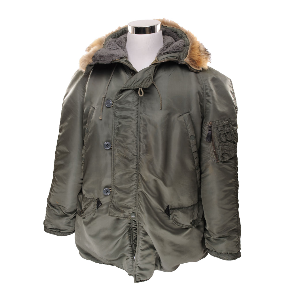 VINTAGE USAF N-3B N3B FLIGHT PARKA 1960S VIETNAM WAR SIZE LARGE – Rare ...