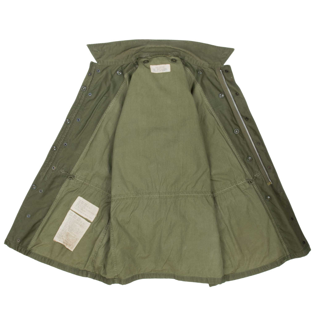 VINTAGE US ARMY M51 FIELD JACKET 1958 VIETNAM WAR SIZE MEDIUM LONG ...