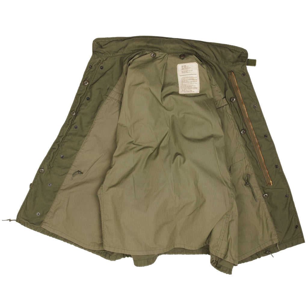 VINTAGE USAF AIR FORCE M65 FIELD JACKET 1978 PATCHED SIZE LARGE REGULA ...