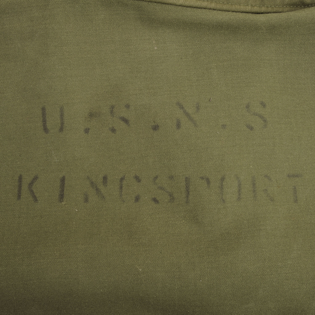VINTAGE US NAVY USNS KINGSPORT M65 FIELD JACKET 1976 SIZE LARGE LONG ...