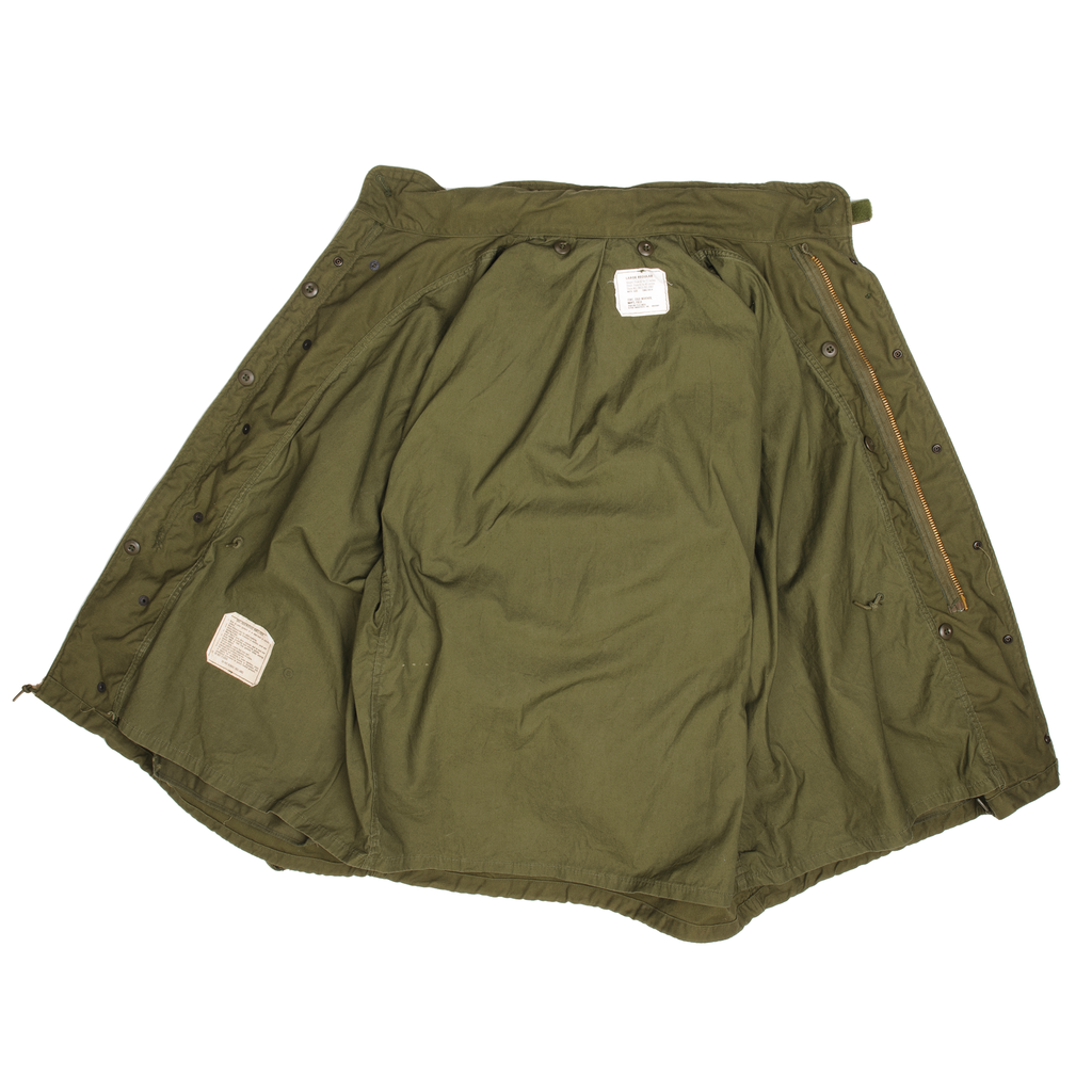 VINTAGE US ARMY M-1965 M65 FIELD JACKET VIETNAM WAR 1973 LARGE REGULAR ...