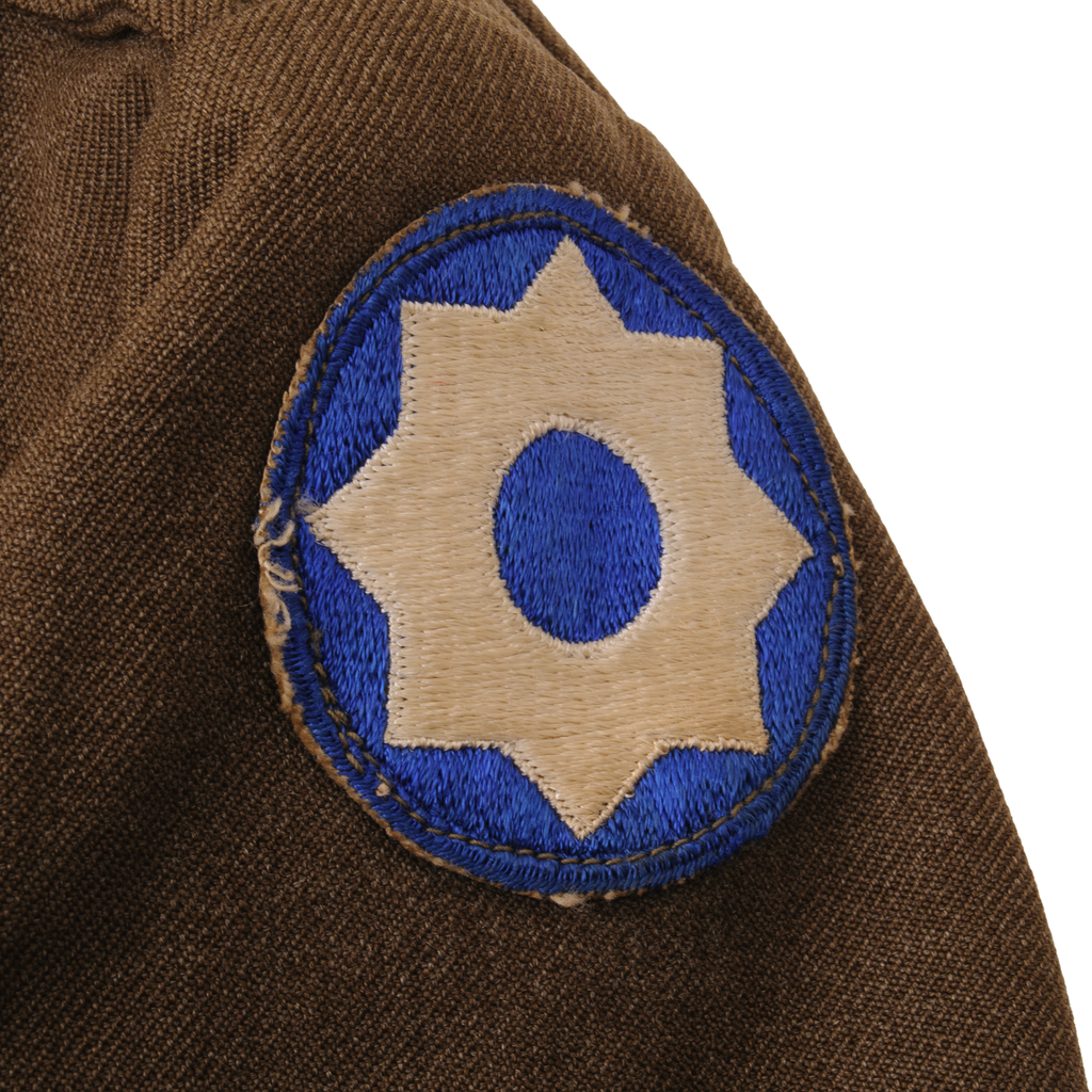 VINTAGE US ARMY UNIFORM WOOL DRESS JACKET 1941 WW2 SIZE 39L WITH PATCH ...