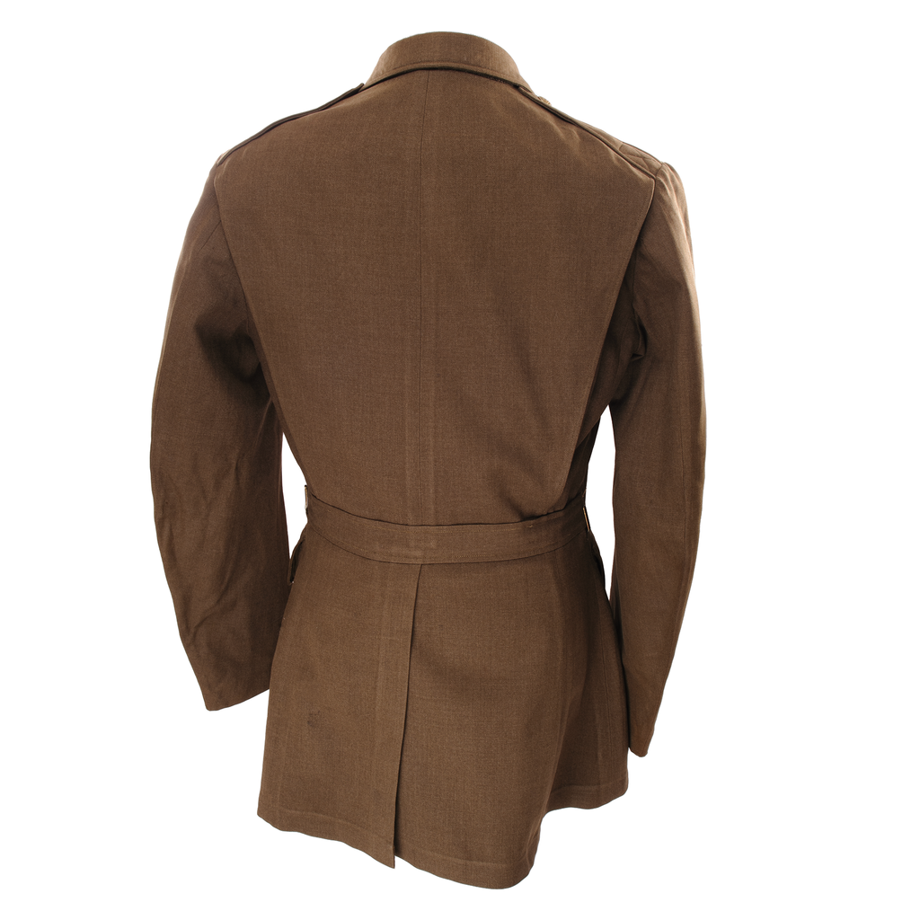 VINTAGE US ARMY UNIFORM WOOL DRESS JACKET 1941 WW2 SIZE 39L WITH PATCH ...