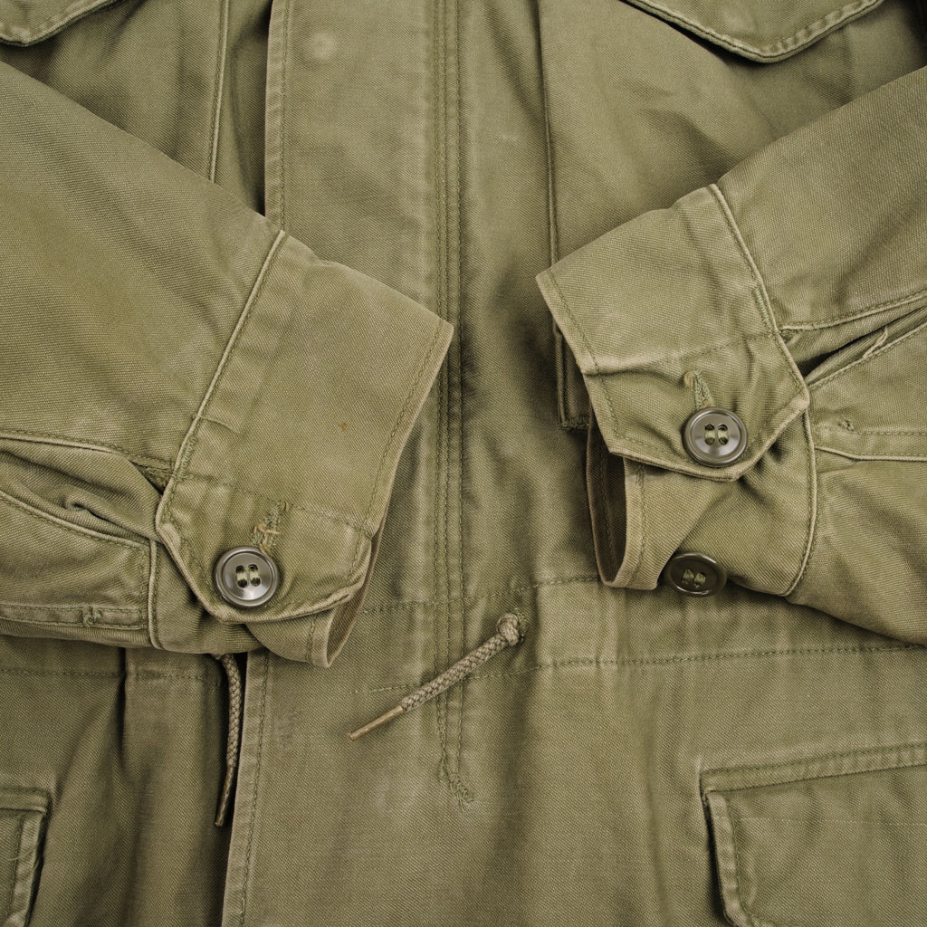 VINTAGE US ARMY FIELD JACKET PATCHED M51 1961 VIETNAM WAR MEDIUM REGUL ...