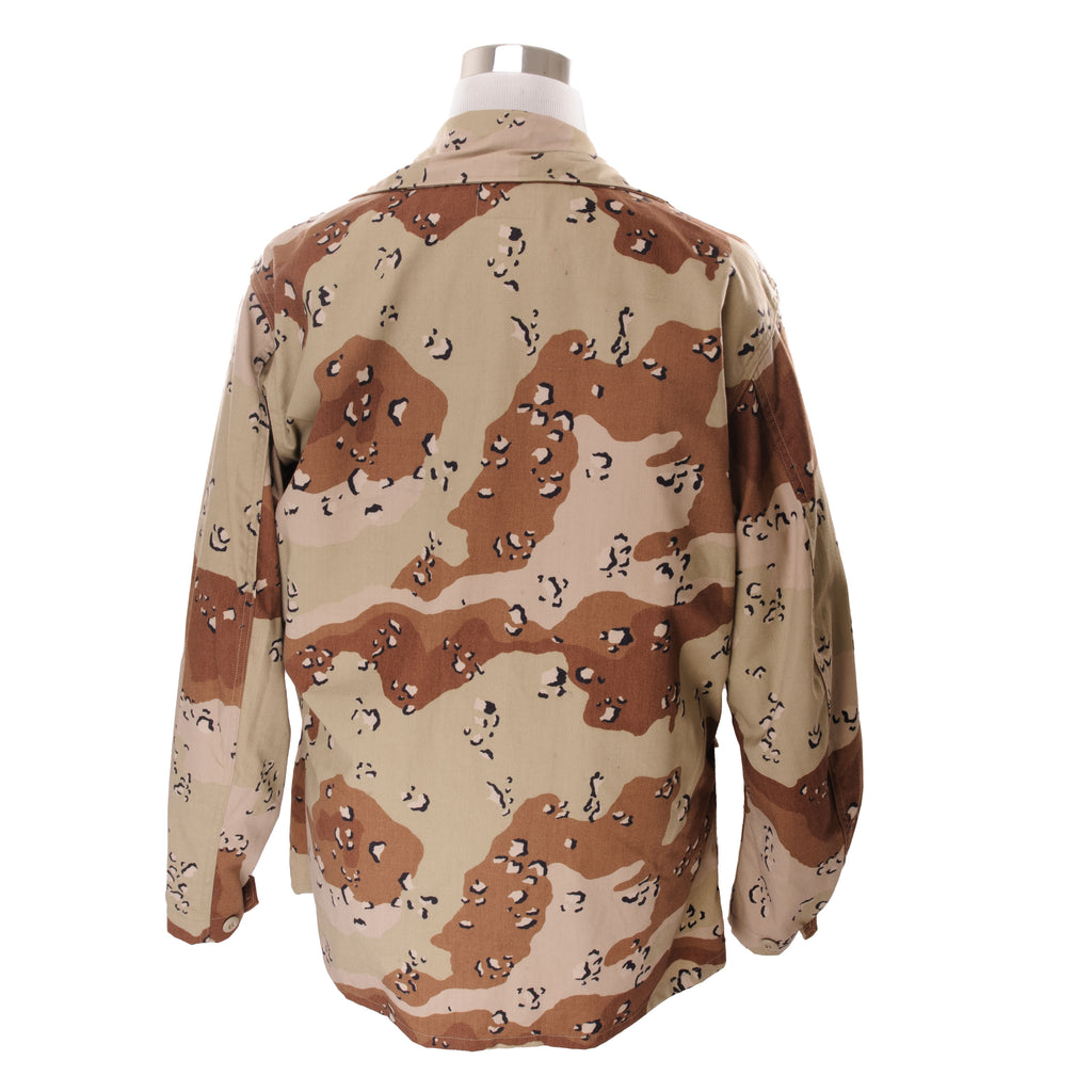 VINTAGE US ARMY DESERT CAMOUFLAGE PATTERN COMBAT JACKET DESERT STORM L ...