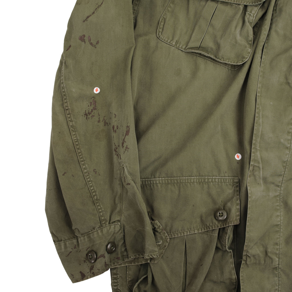 VINTAGE US ARMY TROPICAL COMBAT JACKET FIRST PATTERN 1963 VIETNAM WAR ...