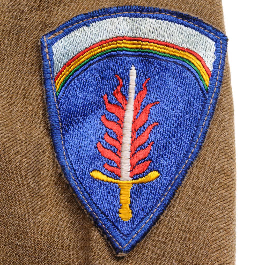 Vintage US Army M-37 M37 Wool Shirt 1942 WW2 Shaef Patch – Rare Gear USA