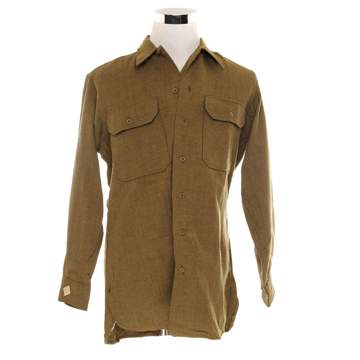 US Army M37 Flannel Shirt 1943 WW2 Size 15 Deadstock – Rare Gear USA