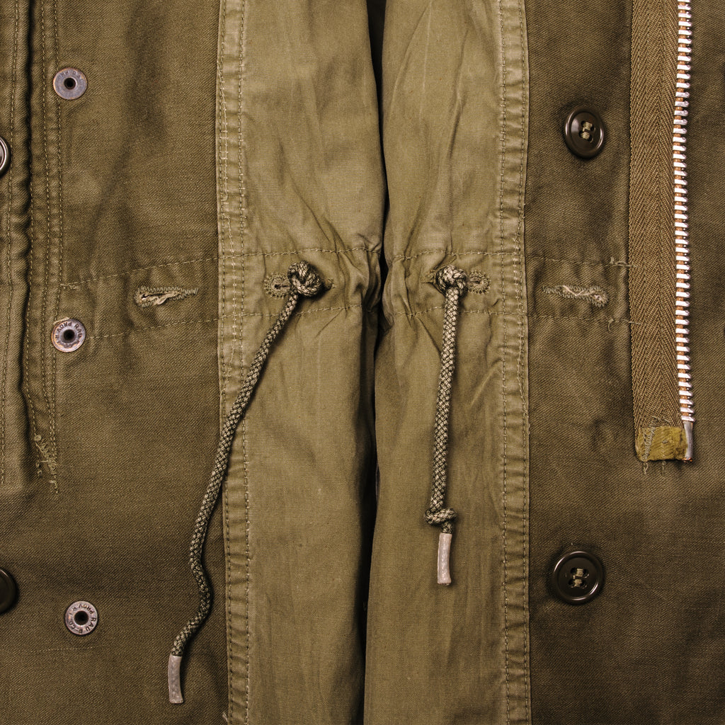 VINTAGE US ARMY M-1951 M51 FIELD JACKET 1959 VIETNAM PATCH MEDIUM REGU ...