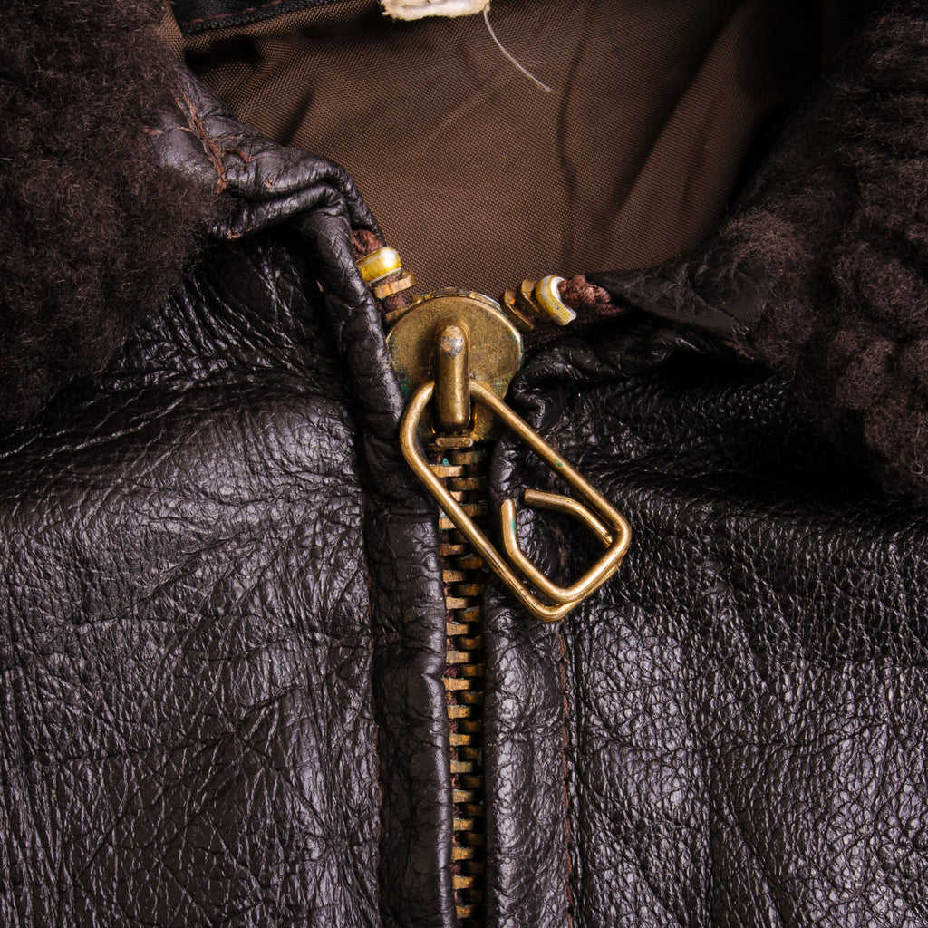 USN US Navy Leather Jacket Flyers Type G-1 G1 1976 Size 42 – Rare Gear USA