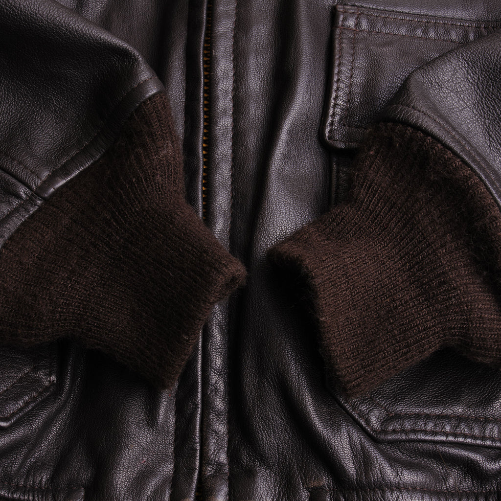 USN US Navy Leather Jacket Flyers Type G-1 G1 1976 Size 42 – Rare Gear USA