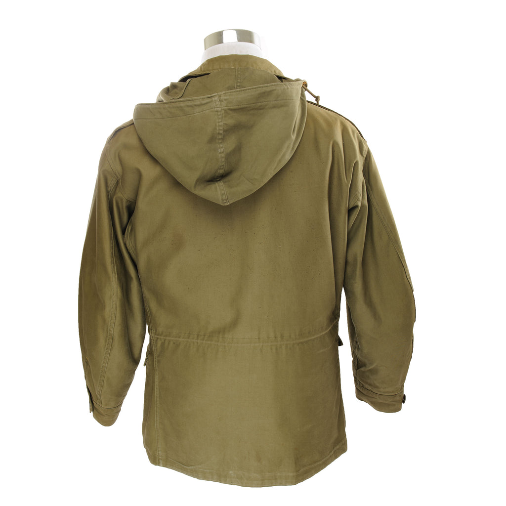 VINTAGE US ARMY M-1943 M43 FIELD JACKET 1945 WW2 SIZE 38R WITH HOOD ...