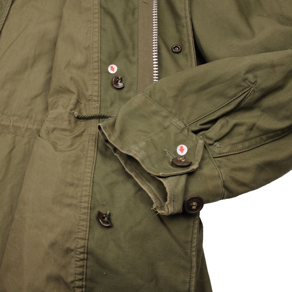 VINTAGE US ARMY FIELD JACKET M-1951 M51 1958 VIETNAM WAR MEDIUM REGULA ...