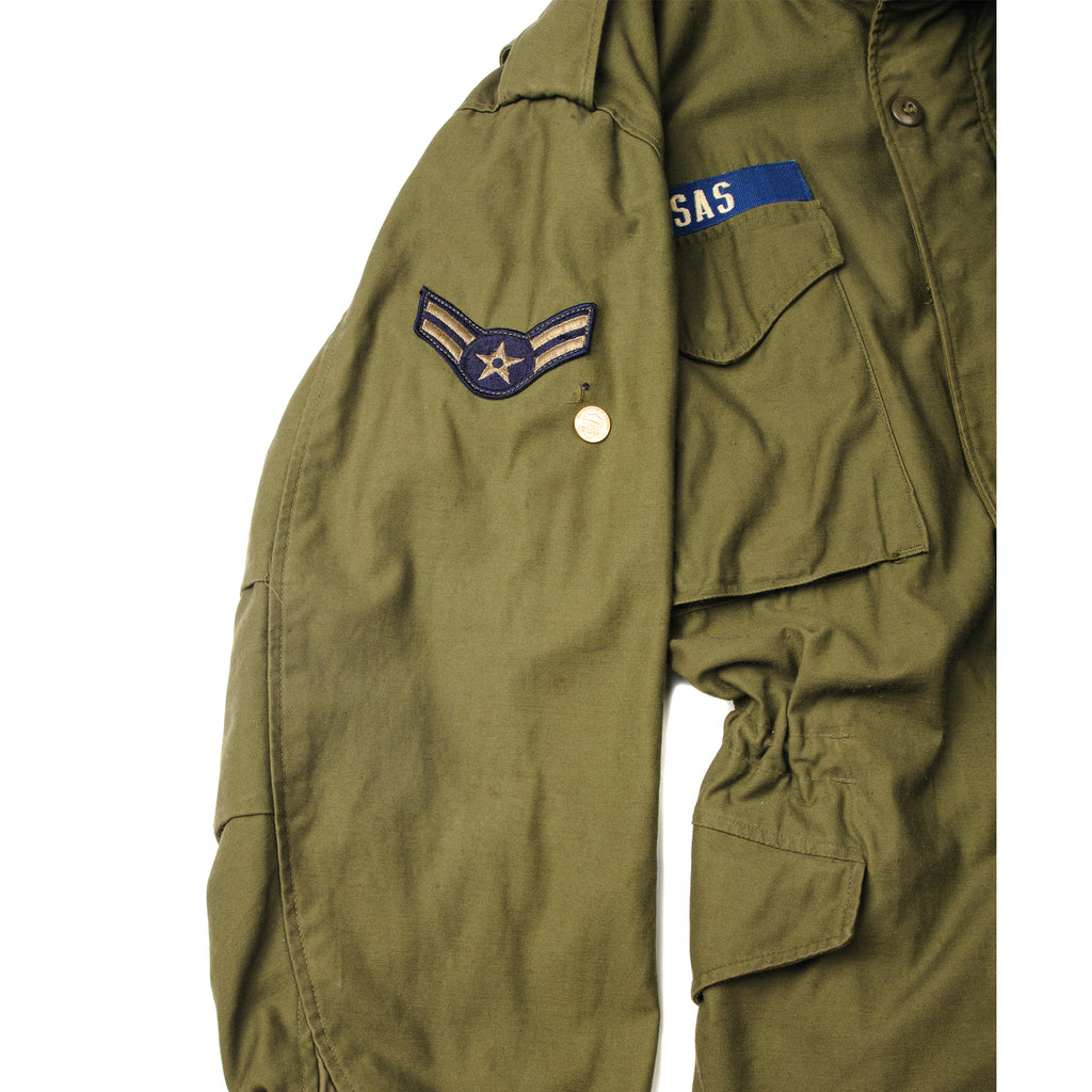 VINTAGE USAF US AIR FORCE M65 FIELD JACKET 1967 VIETNAM WAR SIZE MEDIU ...