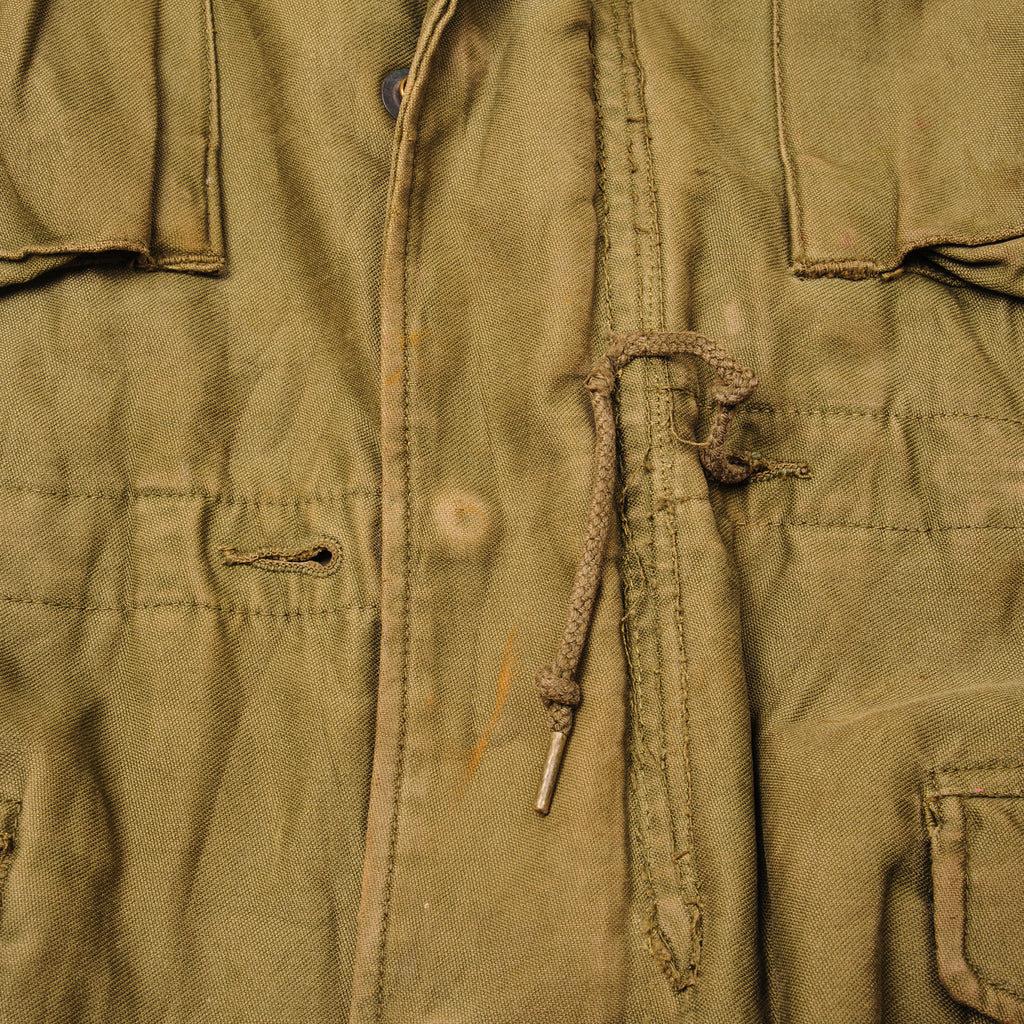 VINTAGE US ARMY M-1951 M51 FIELD JACKET KOREAN WAR ERA SIZE MEDIUM REG ...