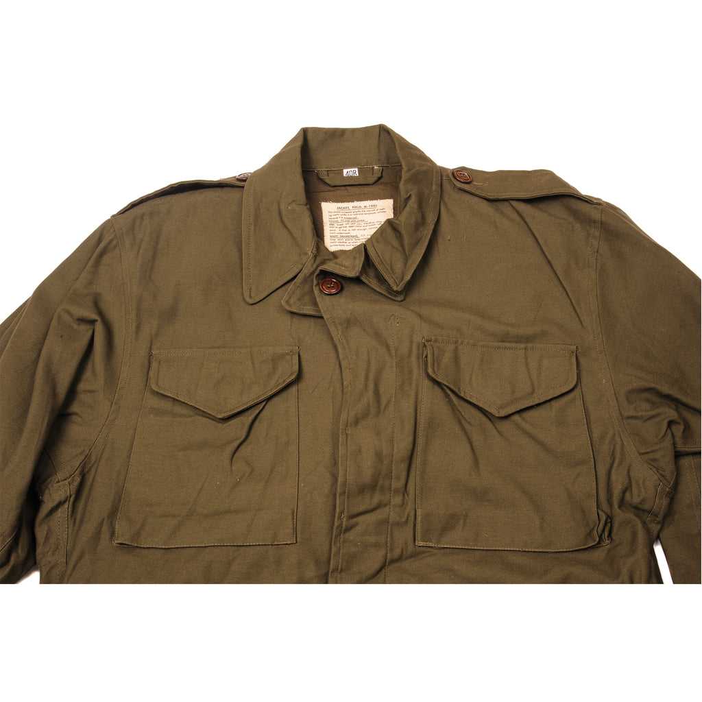 VINTAGE US ARMY M-1943 M43 FIELD JACKET 1944 WW2 SIZE 40R NOS – Rare ...
