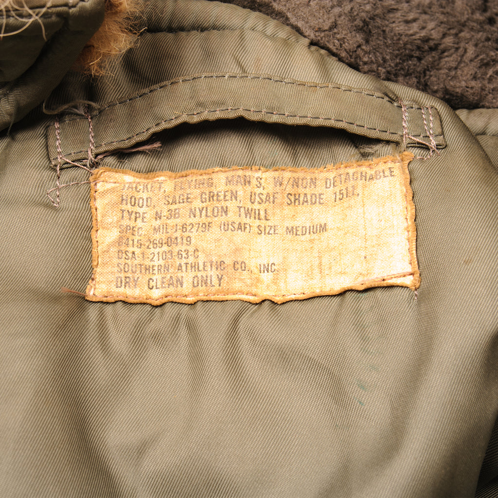 USAF Parka Aircrew Jacket Type N-3b N3B 1963 Size Small – Rare Gear USA