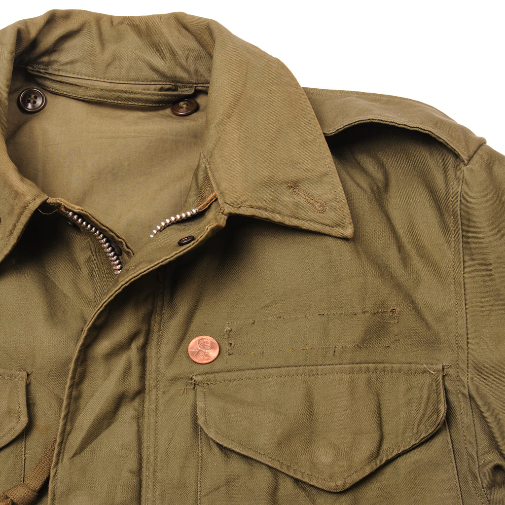 VINTAGE US ARMY M-1951 M51 FIELD JACKET 1950S KOREAN WAR SIZE SMALL RE ...