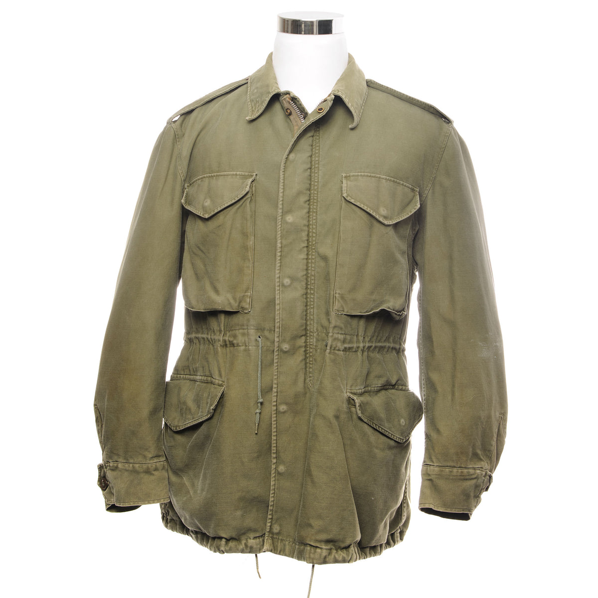 VINTAGE US ARMY M-1951 M51 FIELD JACKET 1950S KOREAN WAR SIZE MEDIUM R ...