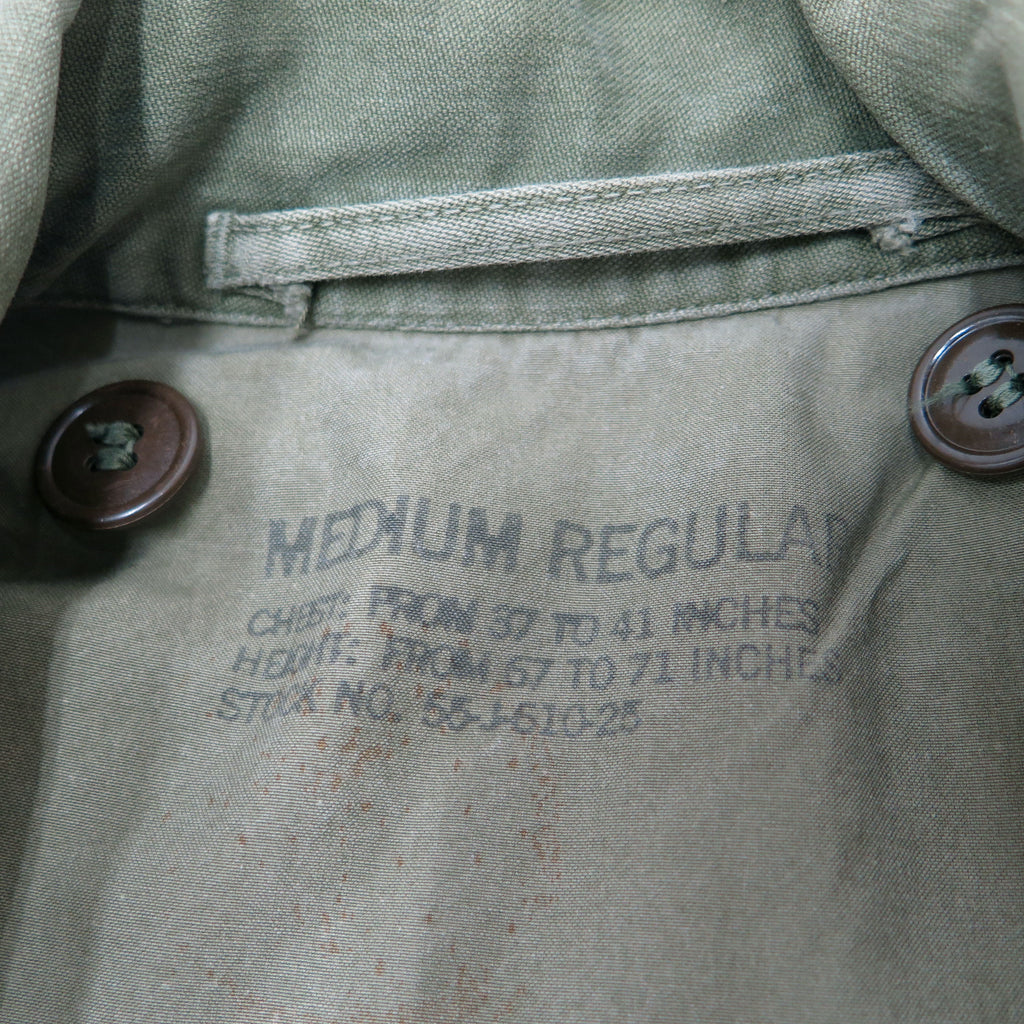 VINTAGE US ARMY M-1951 M51 FIELD JACKET 1950S KOREAN WAR SIZE MEDIUM R ...